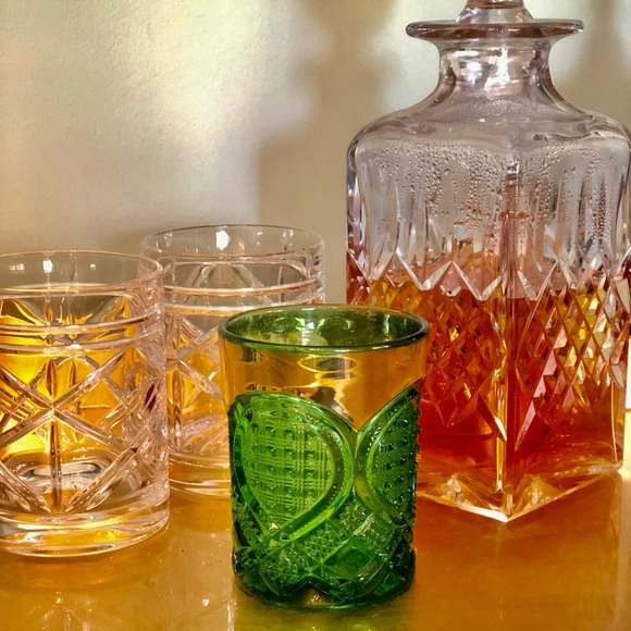 Accents | Vintage Emerald And Gold Bud Vase | Poshmark